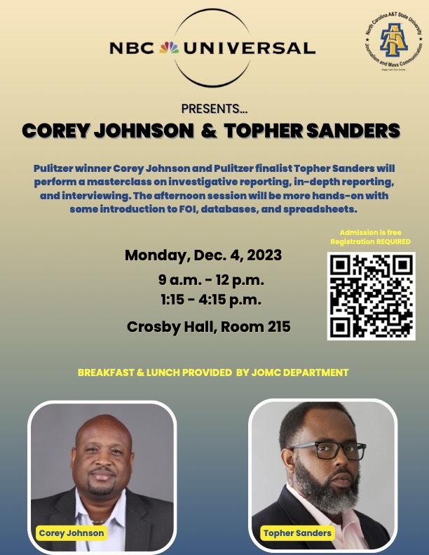 Award Winning Journalists To Host Investigative Journalism Masterclass ...